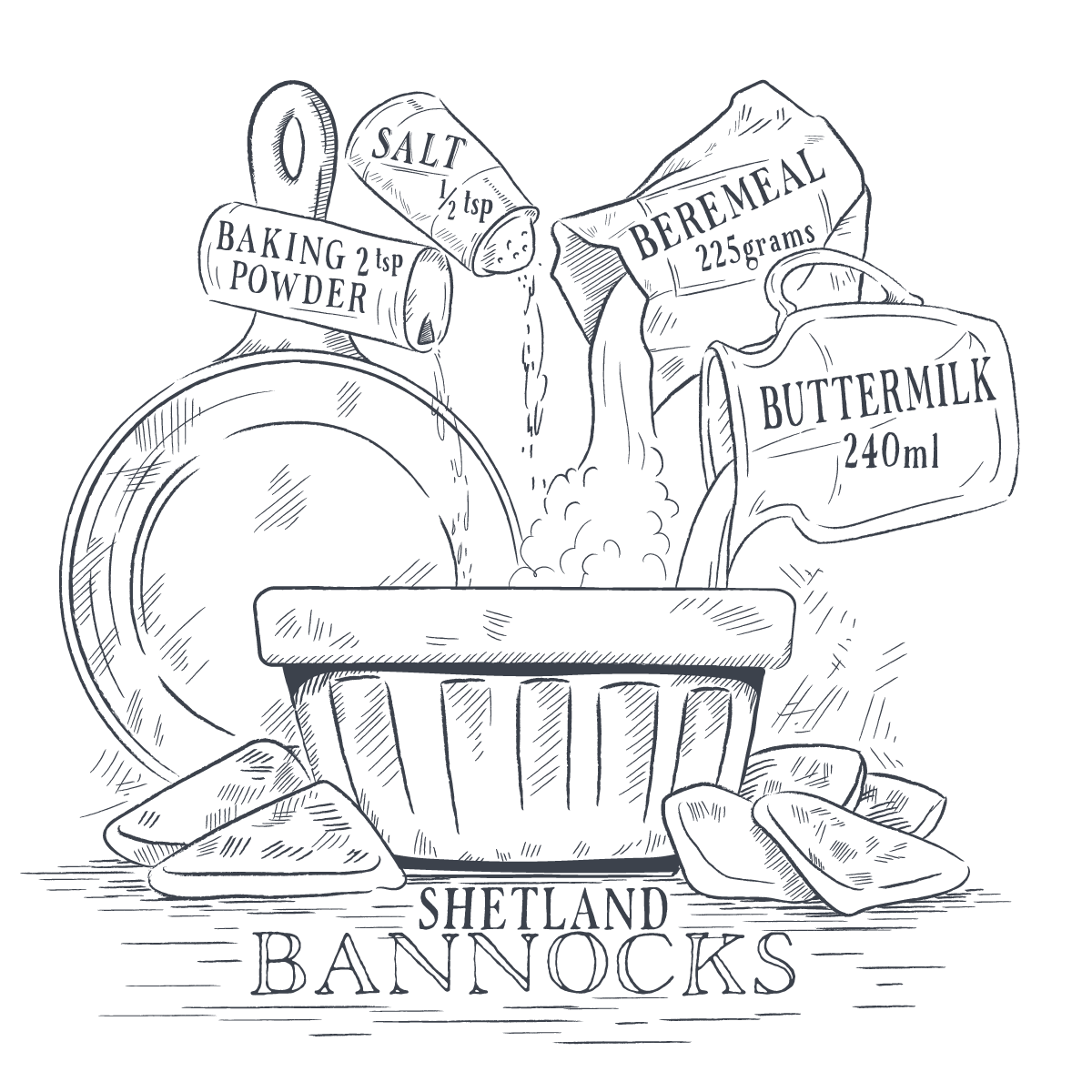Shetland Bannock recipe products – Islandmade.co.uk